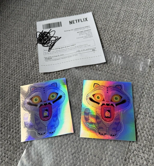 OFFICIAL NETFLIX SHOP KPop Demon Hunters Derpy Tiger Holographic ...