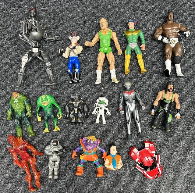 ACTION FIGURE VINTAGE Bulk Lot Job Bundle Mixed 90s Mod Toys Biker Mice ...