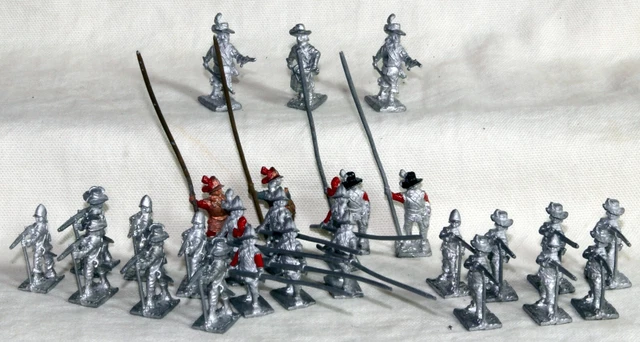 WARGAMES GARRISON miniatures 25mm english civil war infantry £14.99 ...