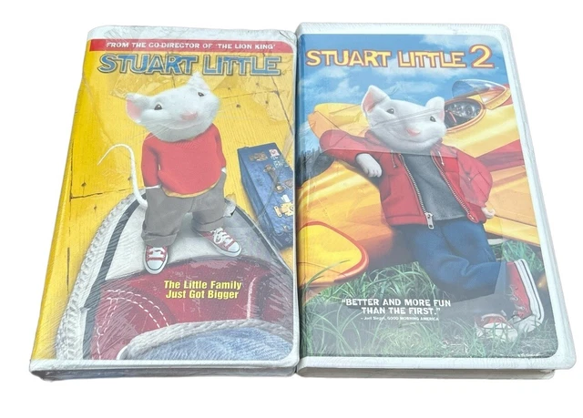 ORIGINAL STUART LITTLE & Stuart Little 2 VHS 2000 2002 Clamshell Case ...