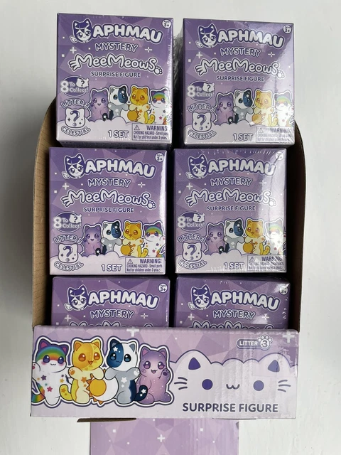 APHMAU SEASON / Litter 3 Mystery MeeMeows Figures 12 Pack in Cardboard ...