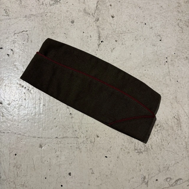 VINTAGE WW2 MILITARY Uniform Hat Dress Uniform Green Wool £5.28 ...