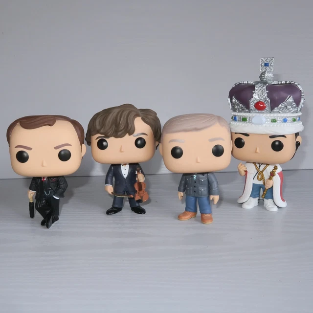 FUNKO POP SHERLOCK Holmes John Watson Moriarty Mycroft Benedict ...