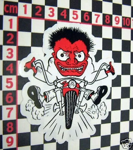 BON AUTOCOLLANT POUR Un Chopper Hot Rod Américain Moto Personnalisé EUR ...