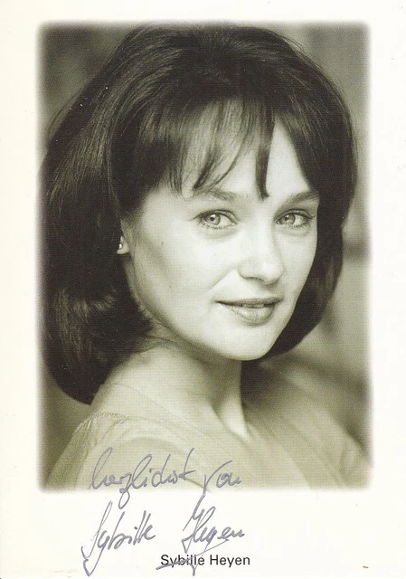 SYBILLE HEYEN - dt. Schauspielerin, Original-Autogramm! EUR 3,50 - PicClick DE