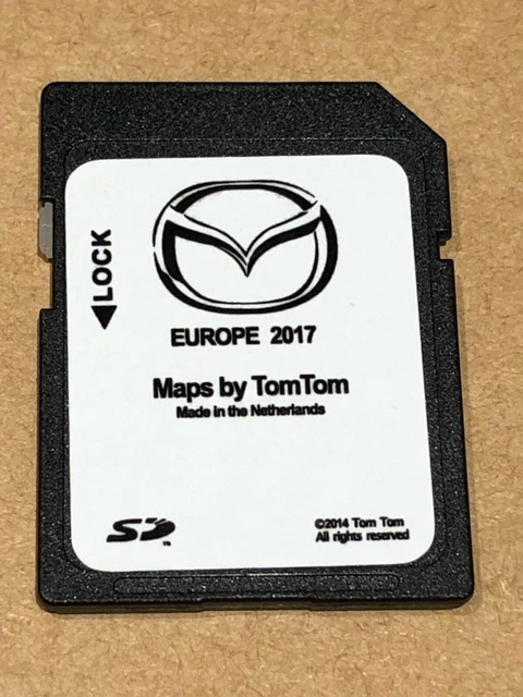 MAZDA MZD NB1 TomTom SD CARD NAVIGATION MAP CX-3, CX-9, 3, 6 UK & EU ...