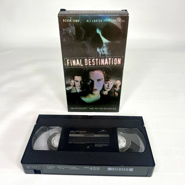 FINAL DESTINATION - VHS VCR Video Tape Movie Devon Sawa Ali Larter ...