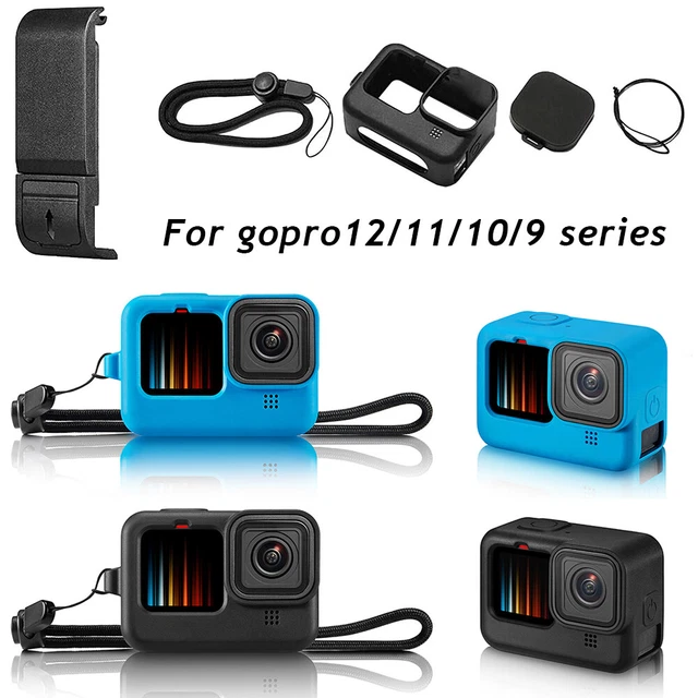 GOPRO HERO 9 10 11 12 Silicone Battery Side Cover Holder Charged £7.43 ...
