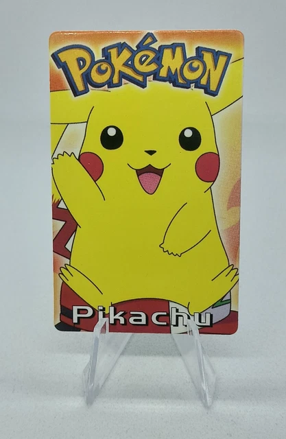 CARTE POKÉMON POKEMON Pikachu Promo Card Star Phone Card Teleca Usa ...