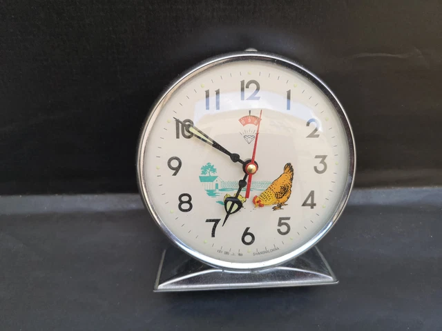 RÉVEIL ANIMÉ ANCIEN Shanghai Poule Très bon état hauteur 12,5 cms EUR 50,00 - PicClick FR