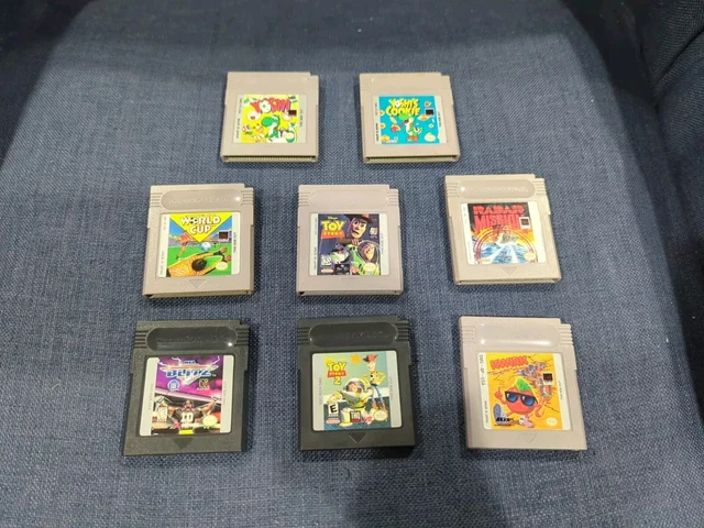 ORIGINAL GAME BOY/ GB Color 8 Cartridge Lot Tested Yoshi, Toy Story ...
