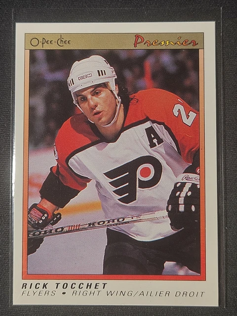 90-91 O-PEE-CHEE PREMIER Rick Tocchet 🚨🚨🚨 Philadelphia Flyers $2.99 ...