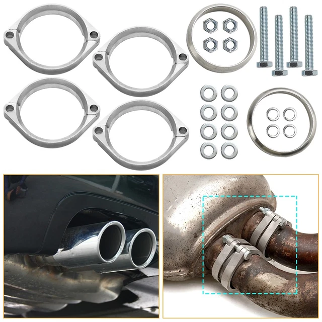 FOR BMW E46/M3 Exhaust Flange Muffler Back Box Repair Rusted Flange ...