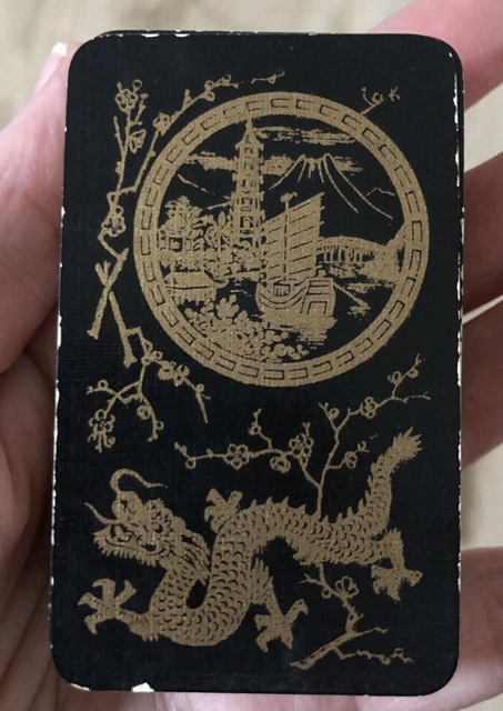 VINTAGE CHAS GOODALL miniature pack of Chinese Dragon & Junk Boat ...