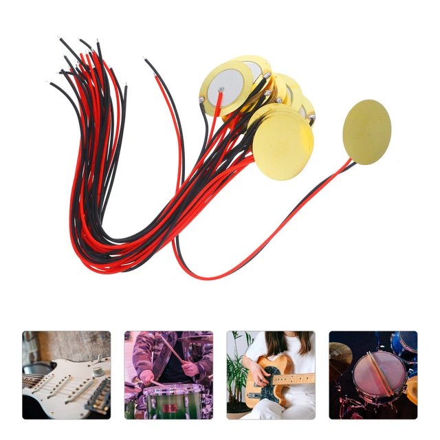 15 PZ PICKUP Disc Elements Mic Sound Trigger Sensor EUR 10,32 - PicClick IT