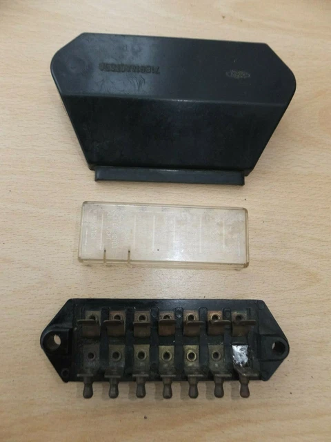 FORD ESCORT MK2 Fuse Box including clear cover & top cover RS2000 ...
