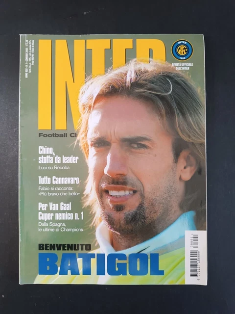 RIVISTA INTER FOOTBALL Club numero 1 anno 2003 - Batistuta EUR 5,00 ...