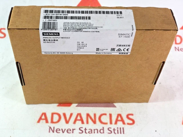 Siemens Simatic Analog Output Module 6es7532 5hf00 0ab0 6es7 532