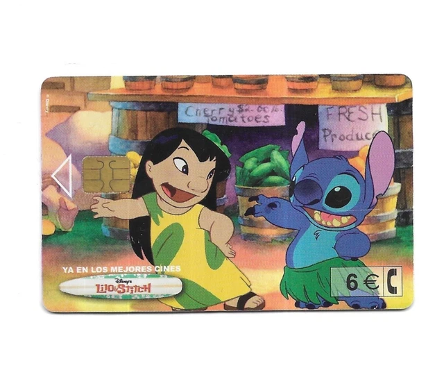 RARE / CARTE Telephonique - Lilo Et Stitch : Walt Disney / Telephone ...