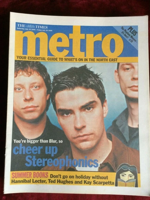 THE TIMES METRO magazine 10-July-1999 STEREOPHONICS cover + interview ...