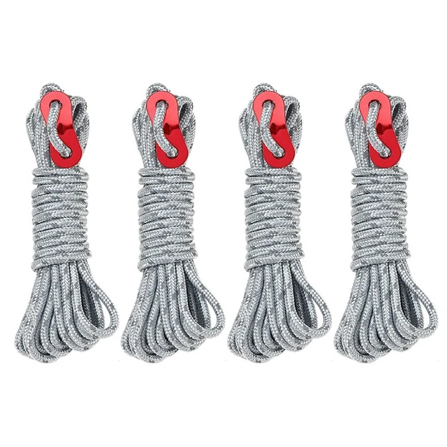 CORDE À VENT en polyester haute résistance pour tente de camping auvent ...