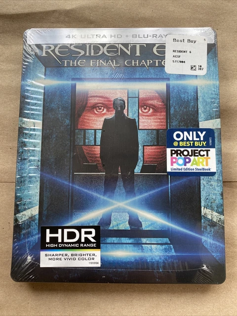 RESIDENT EVIL THE Final Chapter (4K UHD + Blu-Ray) OOP STEELBOOK BEST ...