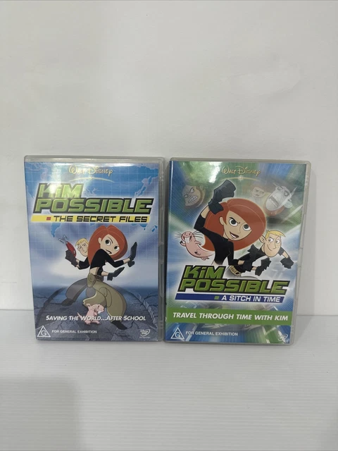 KIM POSSIBLE - The Secret Files (DVD, 2003) And A Snitch In Time DVD R4 VGC $17.50 - PicClick AU