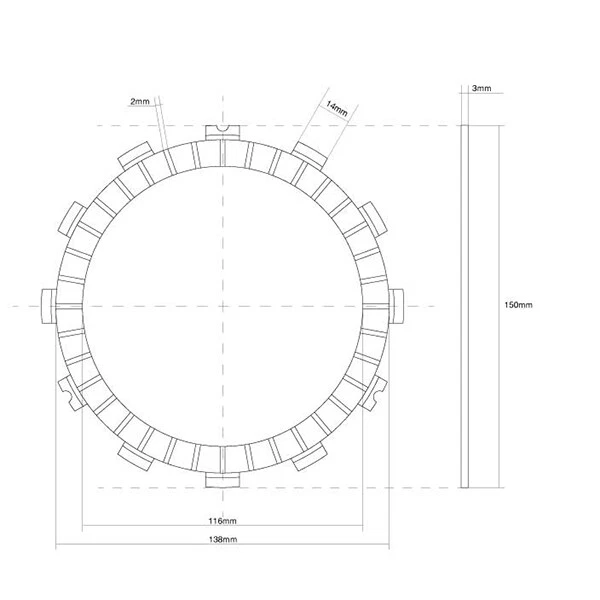 DISQUE EMBRAYAGE JOINT D'Étanchéité Japonais Kawasaki OEM Kxe F (Italia ...
