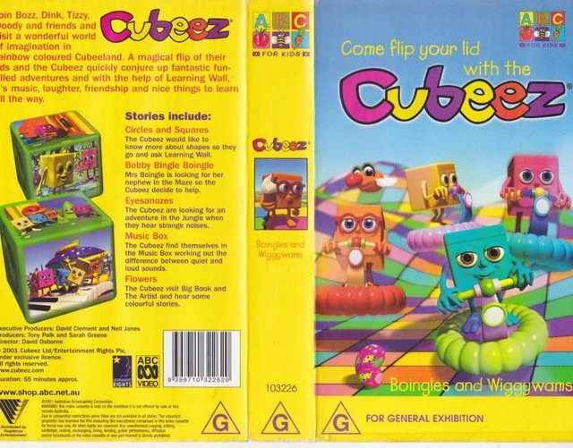 CUBEEZ BOINGLES AND Wiggy Worms ~A Rare Find Vhs Pal Video £20.79 ...