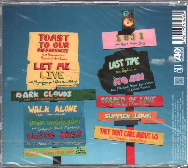 RUDIMENTAL TOAST TO Our Differences CD Europe Asylum 2019 - sealed ...