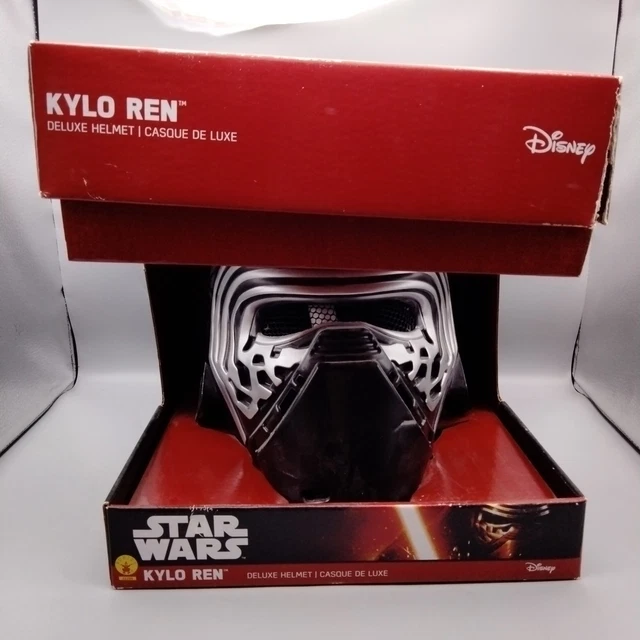 STAR WARS KYLO Ren Adult Helmet Black Rubies Mask Halloween Costume ...