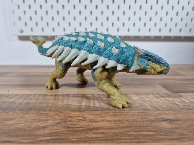 JURASSIC WORLD CAMP Cretaceous Ankylosaurus Bumpy Action Figure Mattel ...