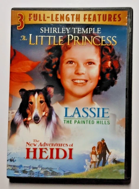 3 FULL LENGTH Features: Little Princess-Lassie-Heidi (DVD, 2007 ...