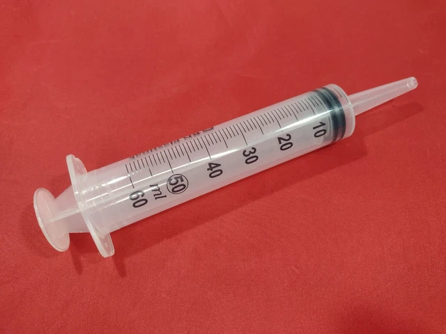 STERILE SYRINGE 50ML CE Marked Catheter Tip Home/Lab/DIY/Paint etc BD ...