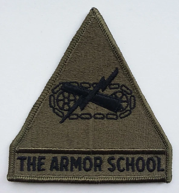 US ARMY PATCH The Armor School BDU Battle Dress Uniform Badge United ...