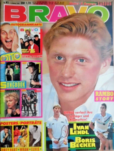 BRAVO 41- 1985 Boris ELVIS Nena OTTO Duran SANDRA Depeche Mode Kate ...