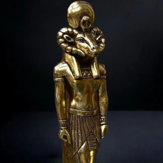 KHNUM STATUE ANCIENT Egyptian Antiquities Ram God , Rare Egyptian ...