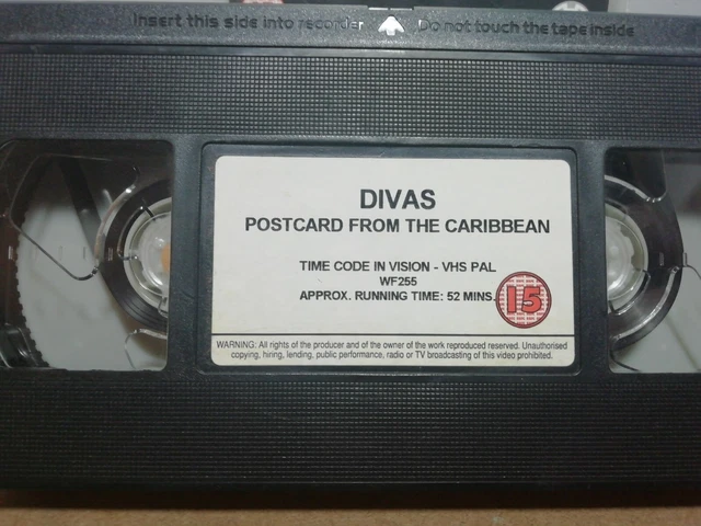 TEST COPY WF255 - WWF - Divas - Postcard From The Caribbean - PAL UK ...
