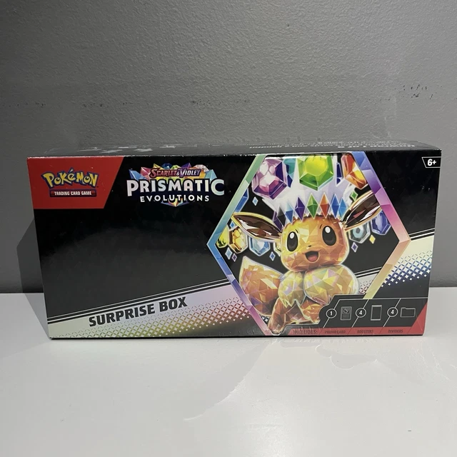 POKÉMON TCG: SCARLET & Violet-Prismatic Evolutions Surprise Box Fast Delivery £79.99 - PicClick UK