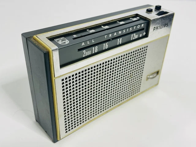 PHILIPS ALL TRANSISTOR Vintage Radio 1960s EUR 30,00 - PicClick FR
