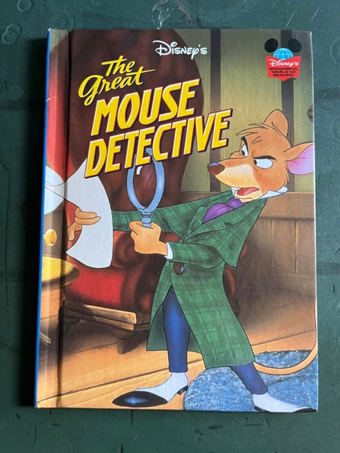 VINTAGE THE GREAT Mouse Detective 1986 Walt Disney Pictures Hardcover ...