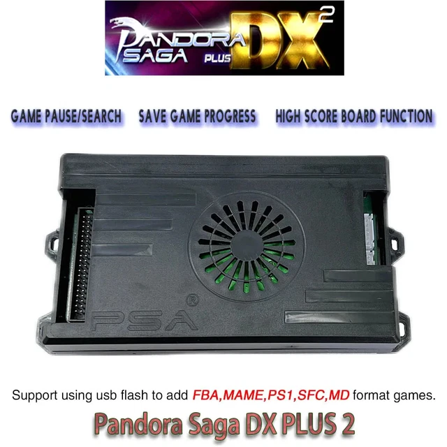 PANDORA BOX SAGA DX PLUS 2024 Arcade Jamma CRT VGA HDMI 9800 in 1 borne ...