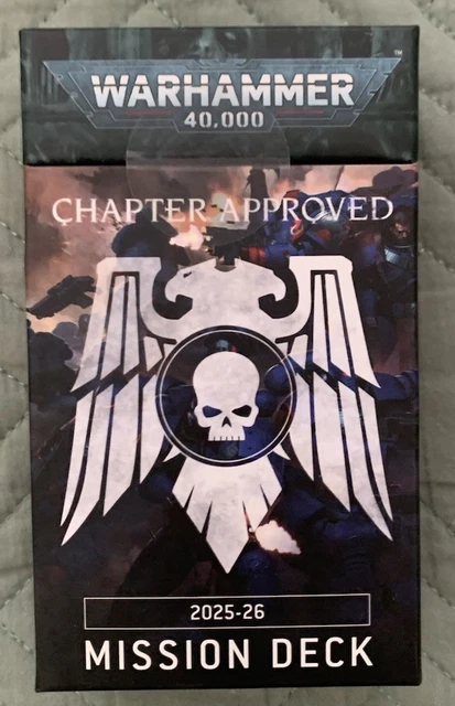 NEW WARHAMMER 40K Chapter Approved: Mission Deck 2025-26 - IN HAND ...