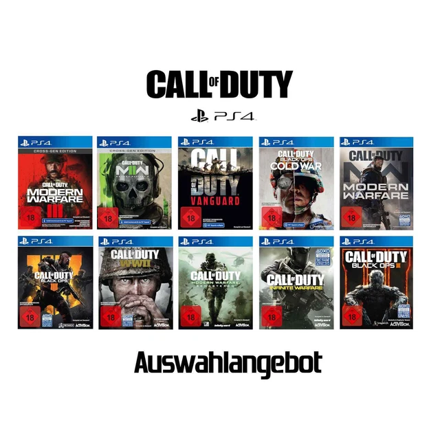 CALL OF DUTY CoD bis Modern Warfare III 3 für Sony PS4 (Pro) zur ...