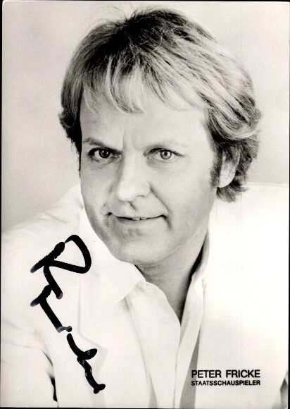 AK SCHAUSPIELER PETER Fricke, Portrait, Autogramm - 11139538 EUR 6,50 ...