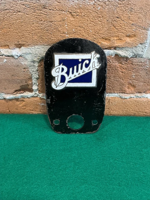 GENUINE ORIGINAL 1920’S Buick Tail Light Mount Emblem Badge Logo ...