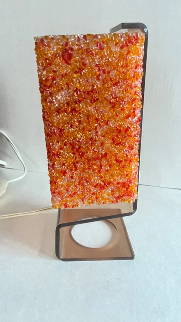 LAMPE BUREAU PLEXIGLASS Perspex scandinave no opaline EUR 38,00 ...