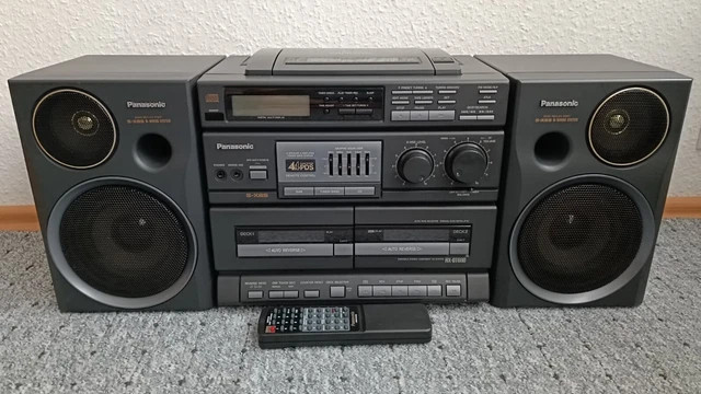 PANASONIC RX-DT680 BOOMBOX/GHETTOBLASTER-RADIOREKORDER...4-DRIVE STEREO ...