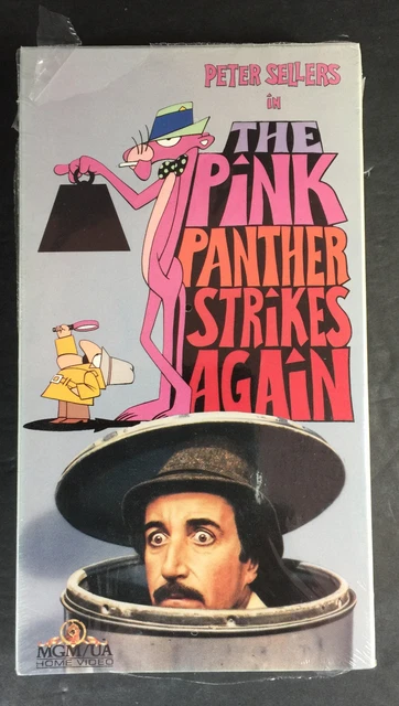 THE PINK PANTHER Strikes Again (VHS, 1993) Peter Sellers NEW MGM/UA £9. ...