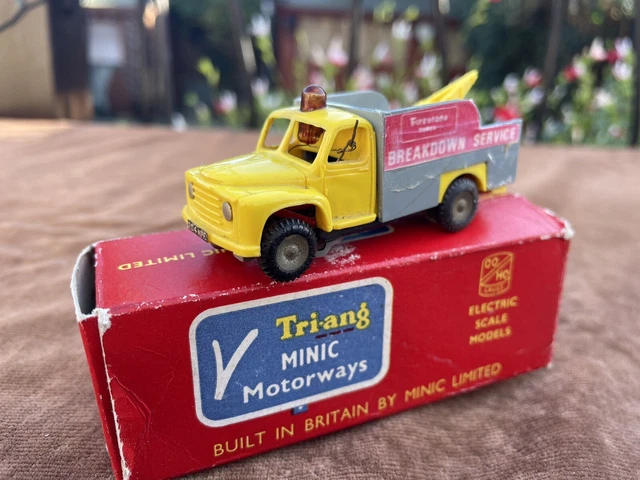 VINTAGE TRIANG MINIC Motorways Breakdown Truck With Original Box £10.00 ...